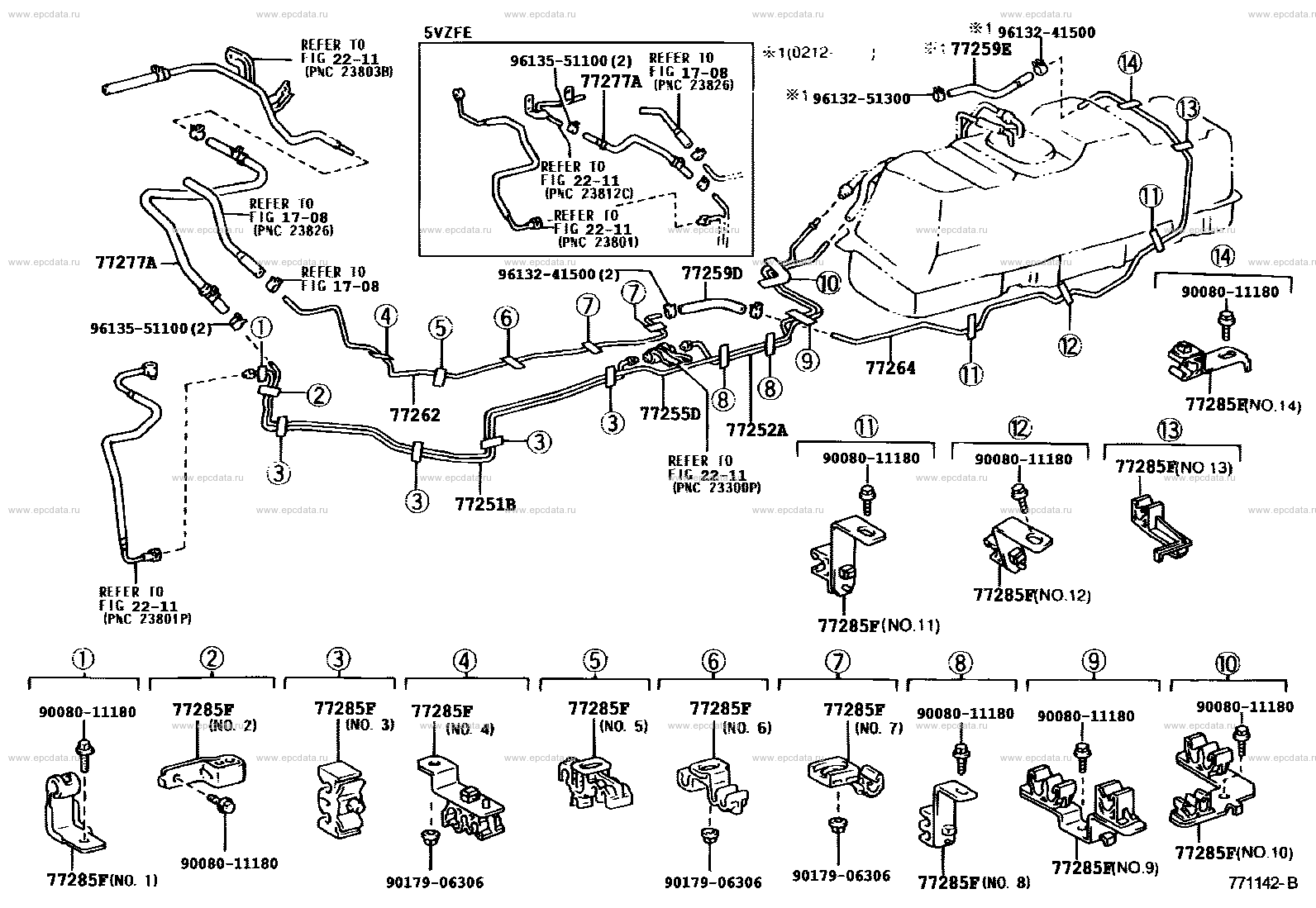 2001 Tundra Fuel Line Connectors Diagram