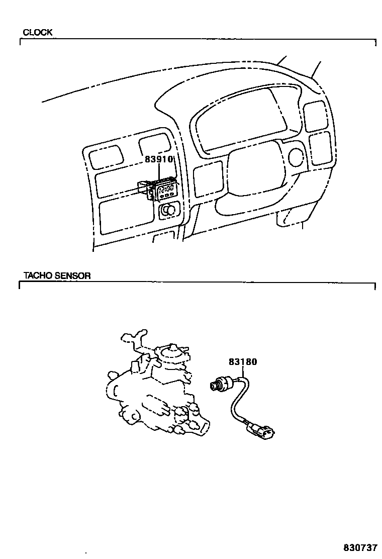 Meter for Toyota Hiace LXH28L - Auto parts - Amayama