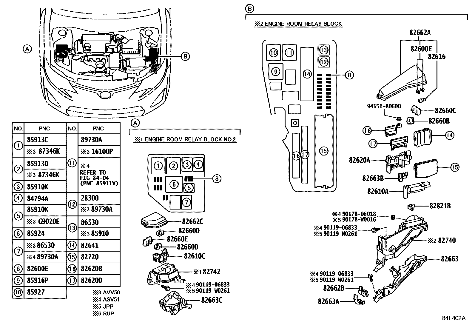 Switch & relay & computer for Toyota Camry ASV50R - Genuine parts - Amayama