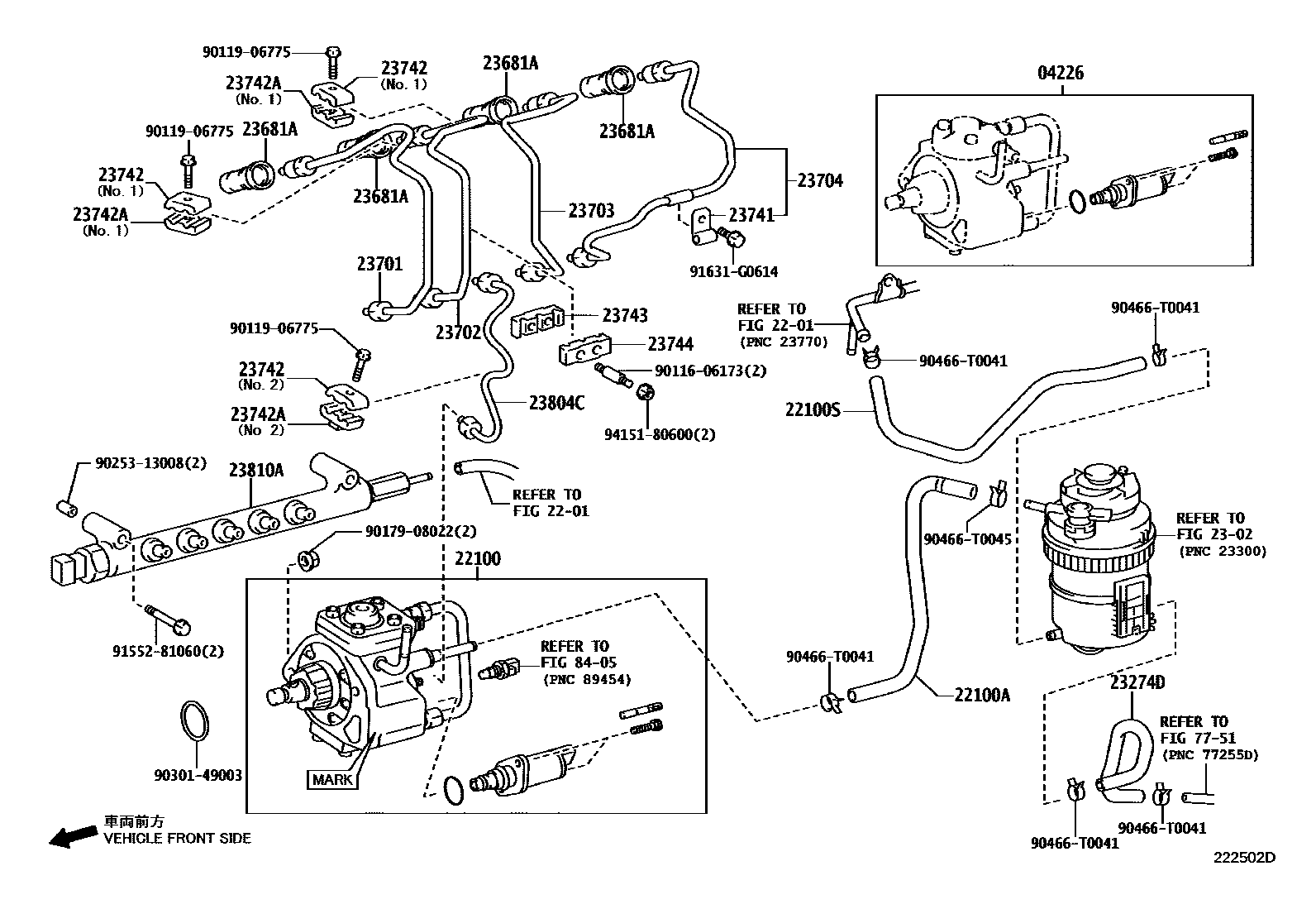 Injection pump assembly for Toyota Hilux KUN15L-TRMDHW, 10.2006 - 10. ...