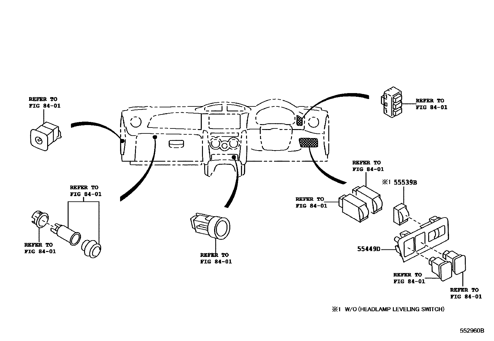 Instrument panel & glove compartment for Toyota 86 ZN6AK - Auto parts ...