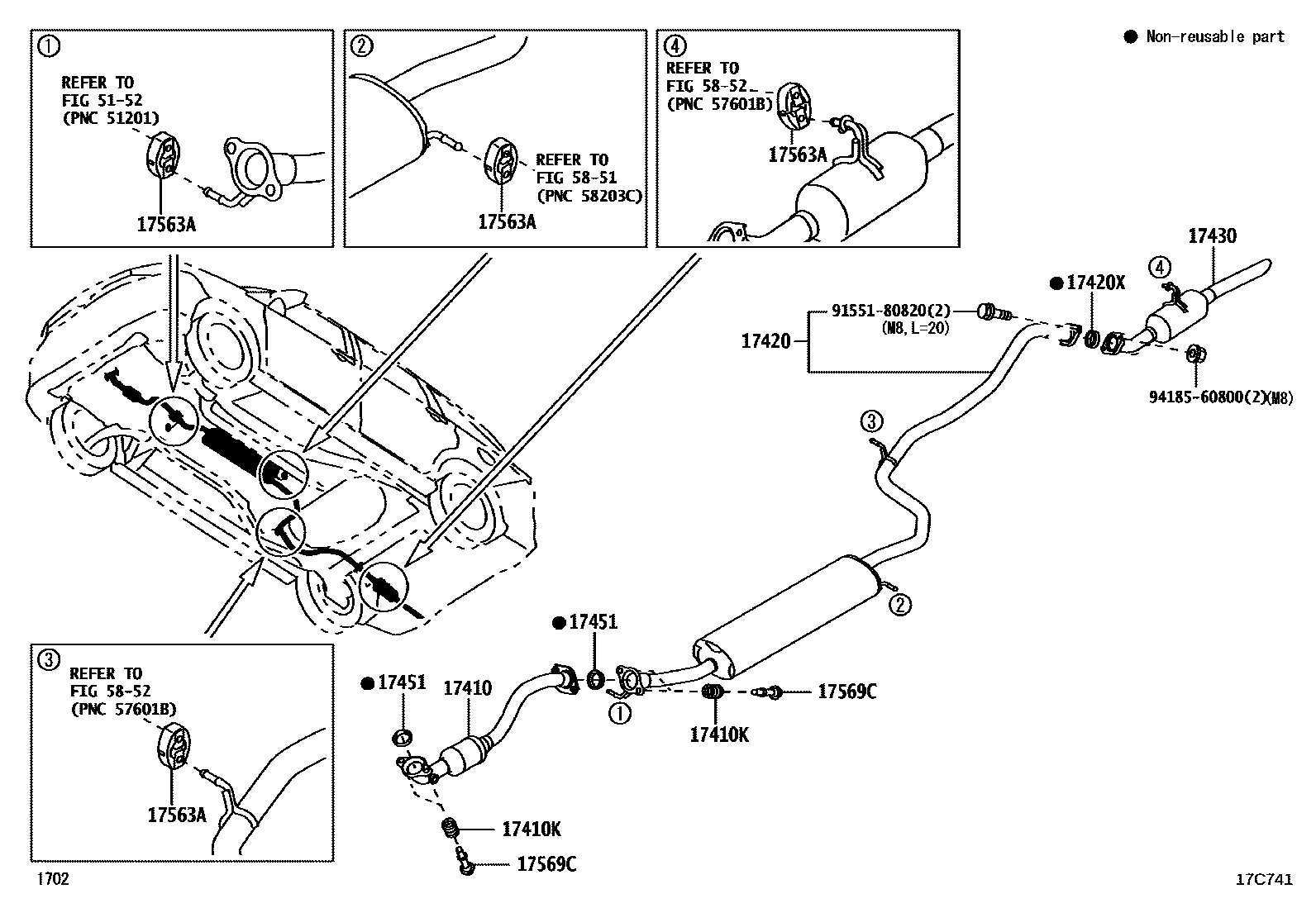 Exhaust pipe for Toyota Avanza W101LE - Auto parts - Amayama