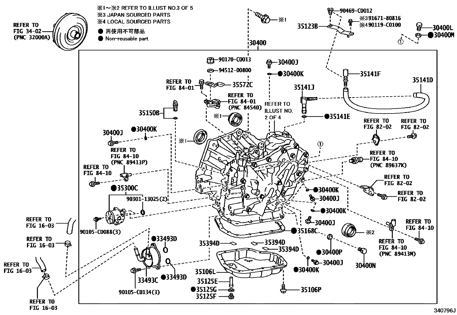 Transaxle assy(cvt) for Toyota Vios NSP151L - Genuine parts - Amayama