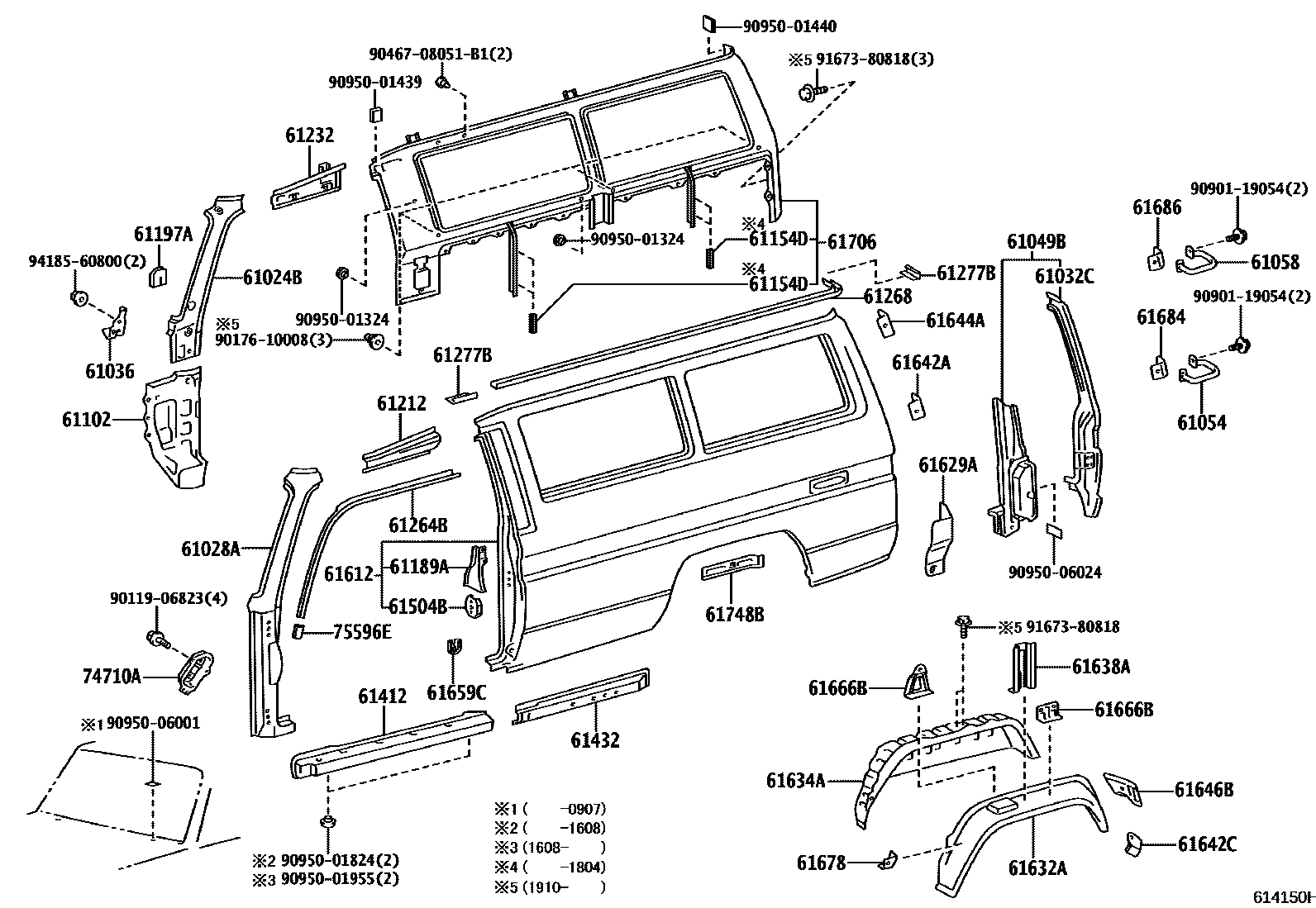 Side member for Toyota Land Cruiser GRJ78L - Auto parts - Amayama
