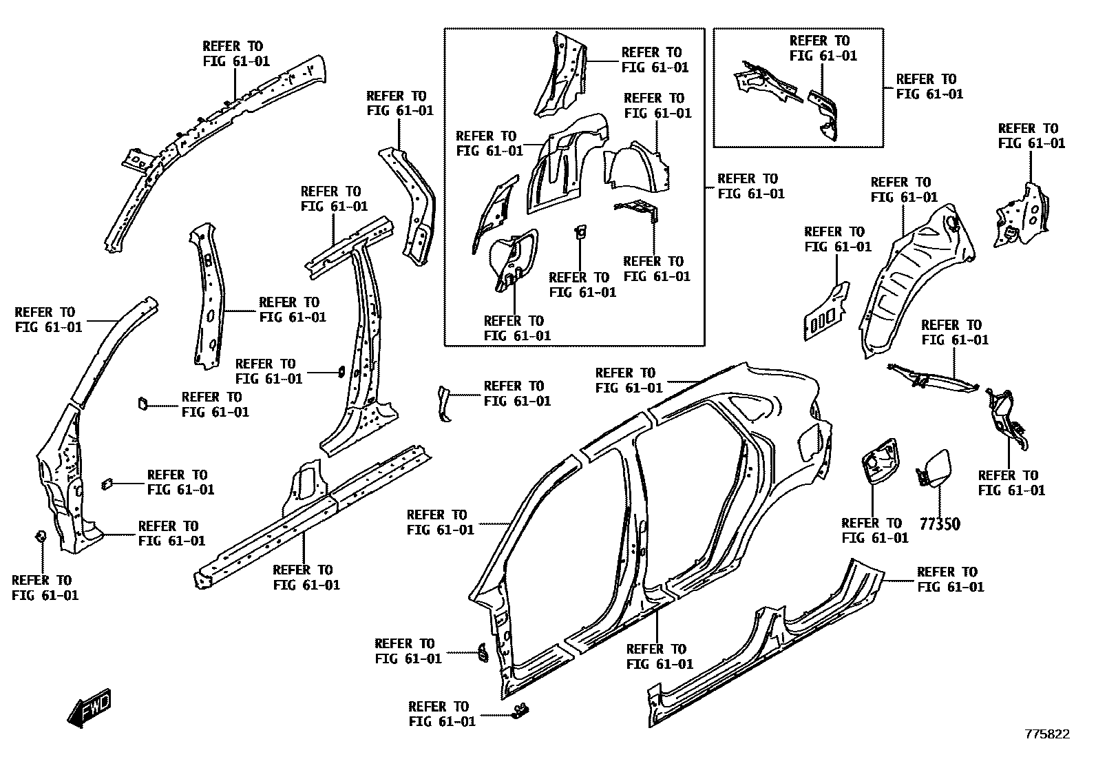 Fuel tank & tube for Toyota Starlet K15BL - Genuine parts - Amayama