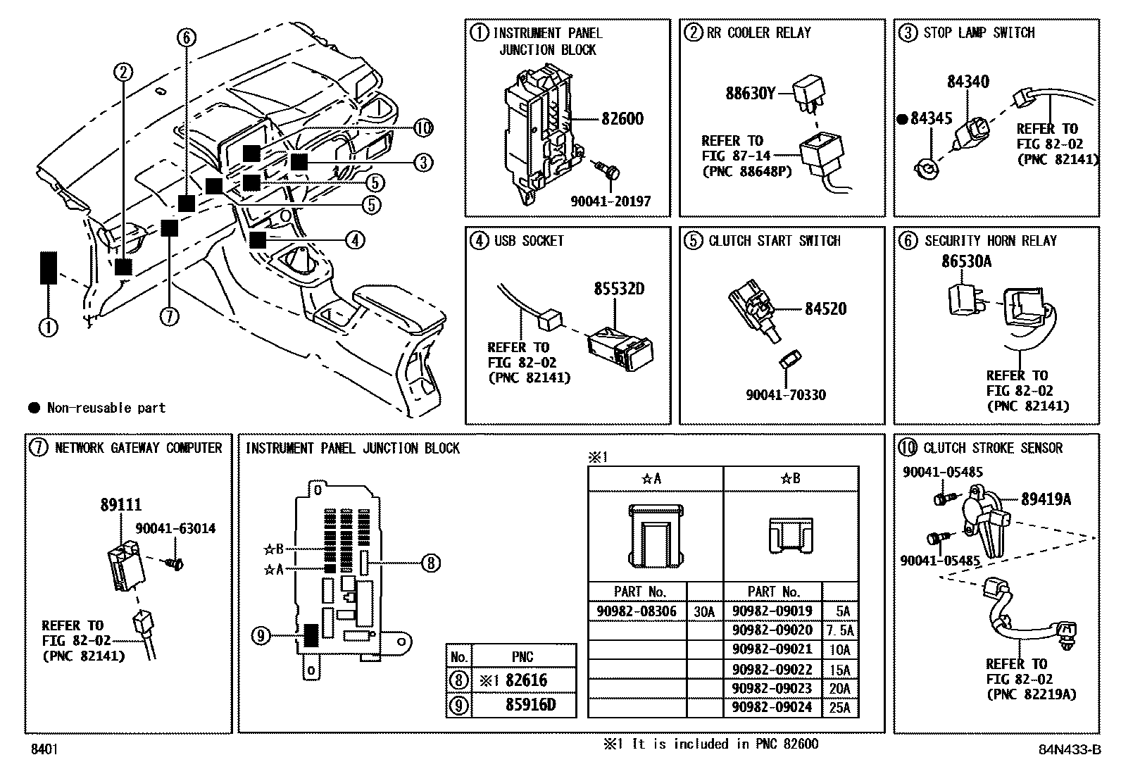 Switch & relay & computer for Toyota Veloz W101RE - Genuine parts - Amayama