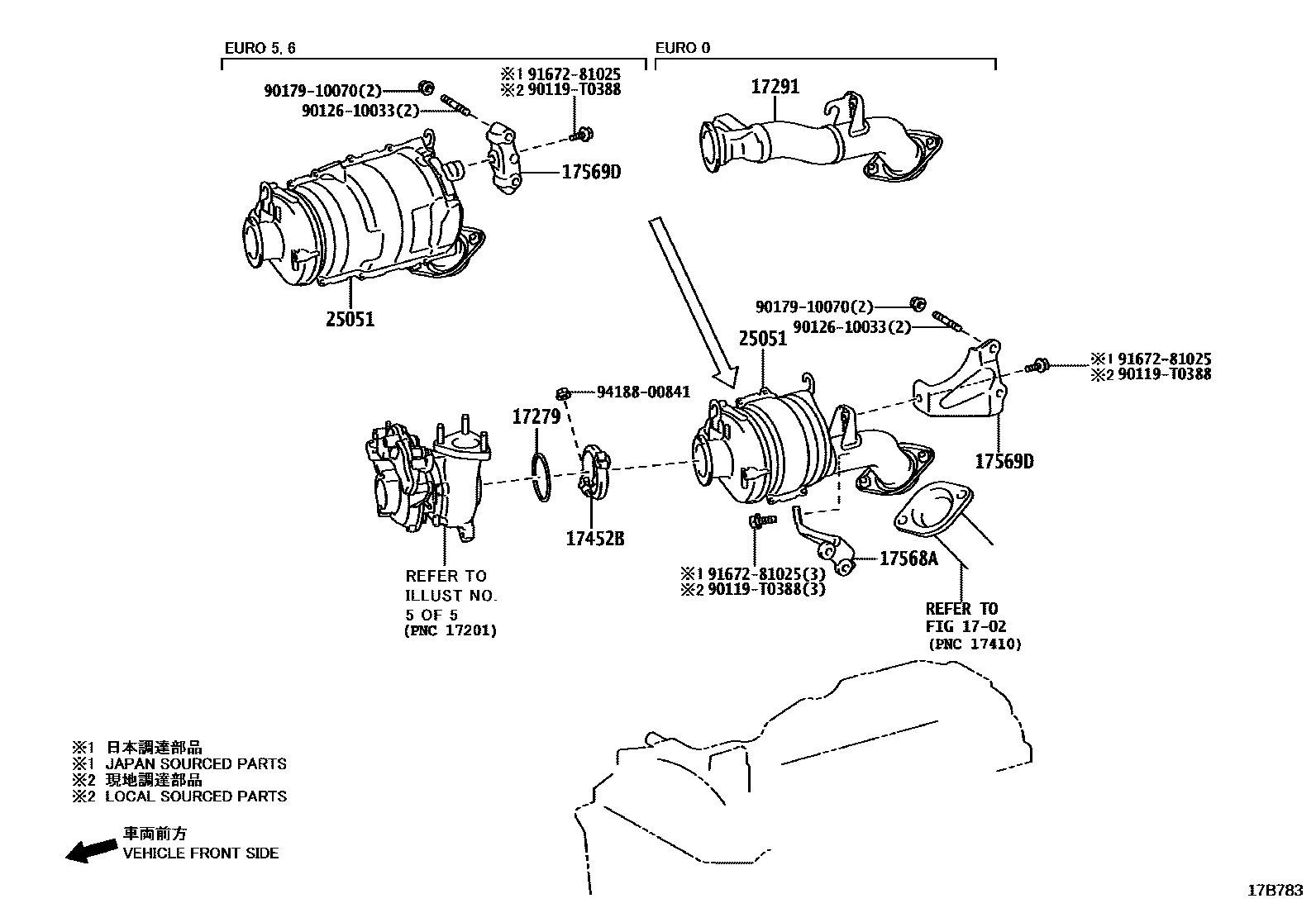 Manifold for Toyota Hilux GUN126R - Auto parts - Amayama