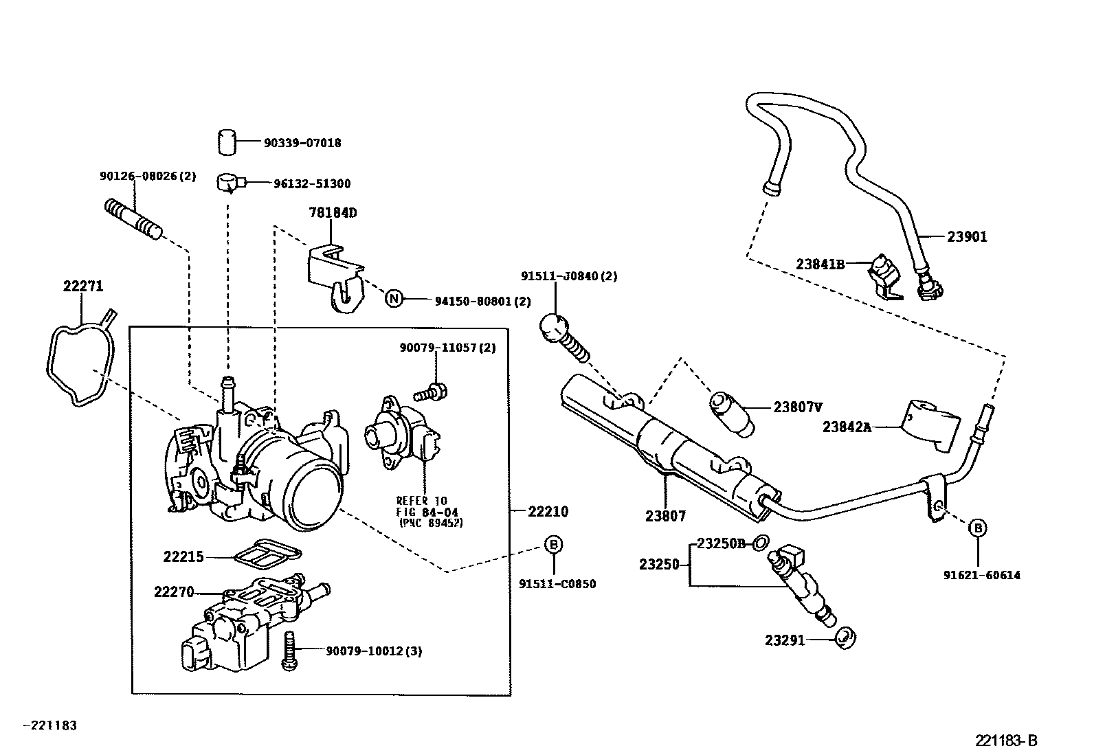 Fuel injection system на Toyota Corolla NZE120L - Автозапчасти - Амаяма ...