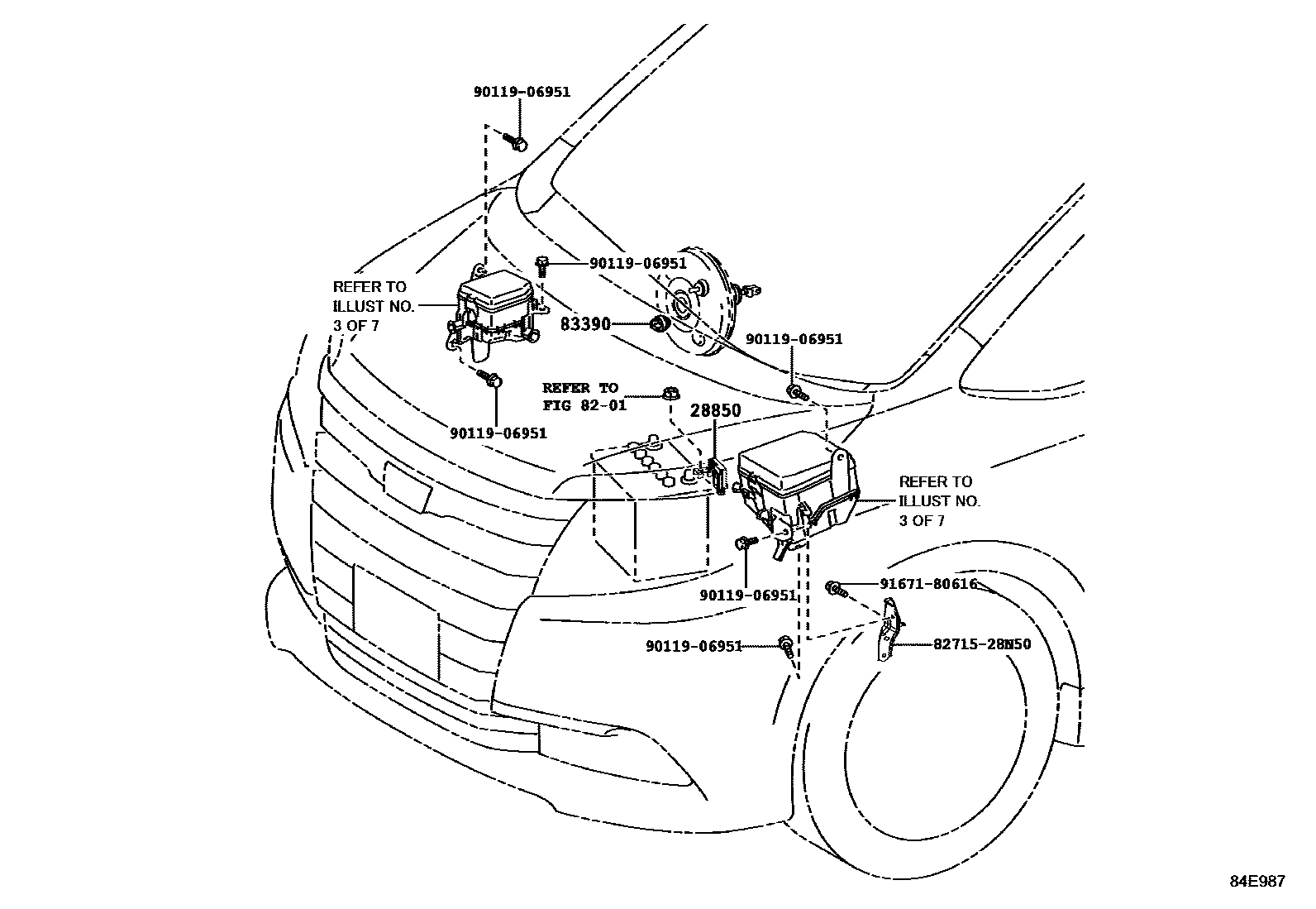 Switch & relay & computer for Toyota Noah ZRR80R - Auto parts - Amayama