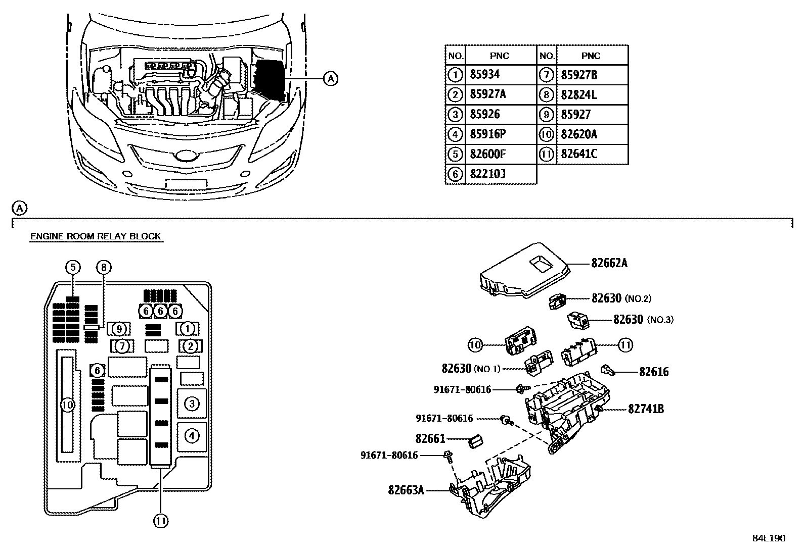 Switch & relay & computer for Toyota Corolla Altis ZZE142R - Auto parts ...