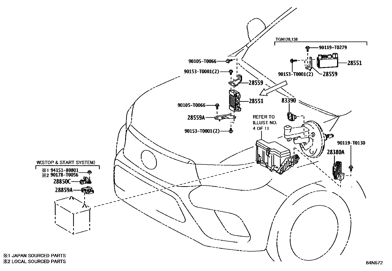 Switch & relay & computer for Toyota Hilux GUN125L - Auto parts - Amayama
