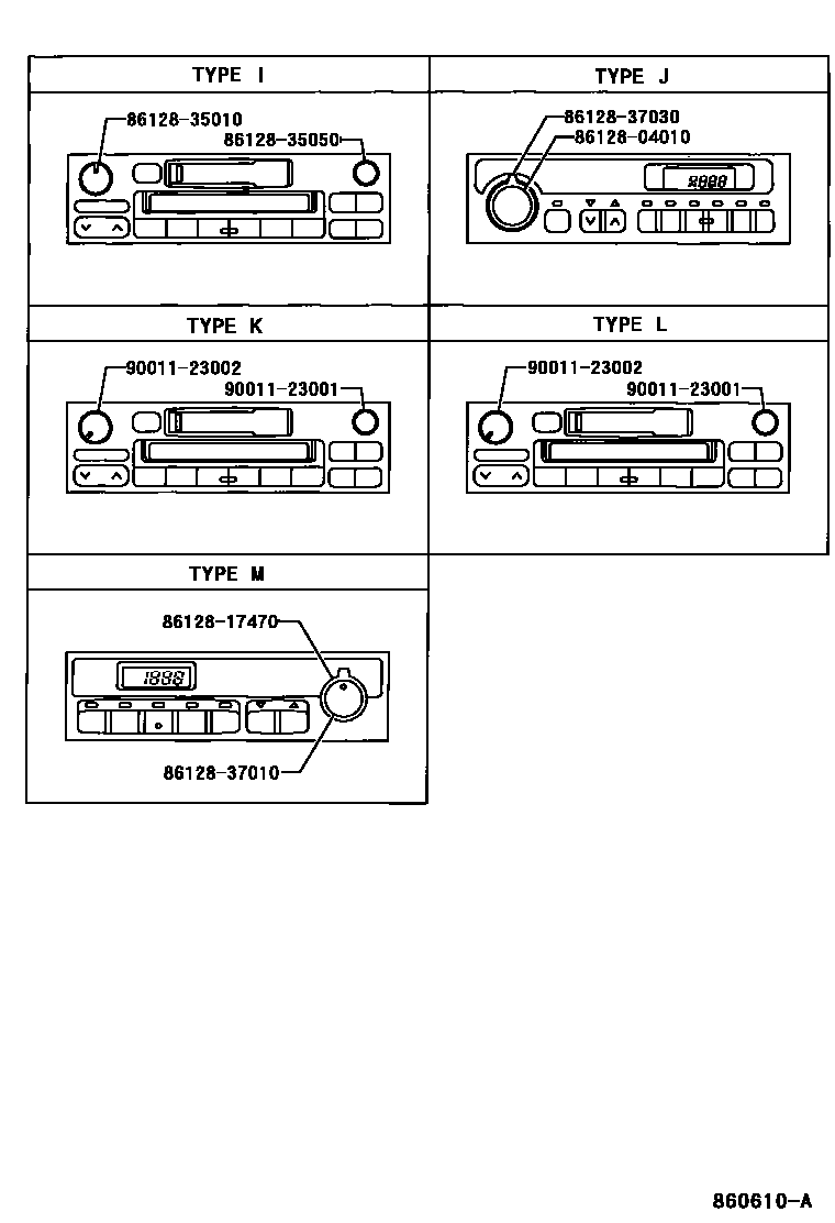 Radio receiver & amplifier & condenser for Toyota Starlet EP90R ...