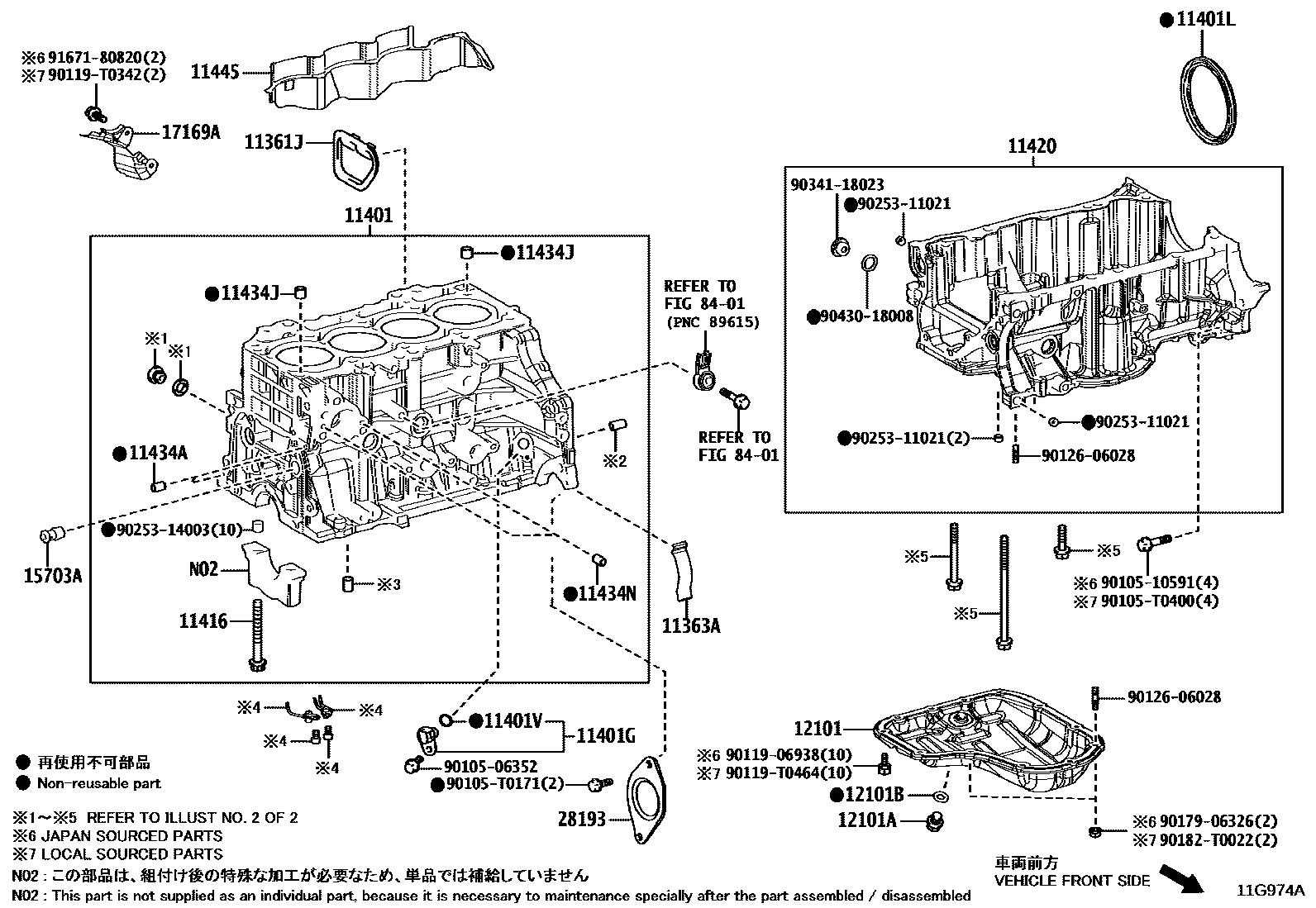 Cylinder block for Toyota Innova / Kijang MAGH10R-ARXMBX, 12.2022 ...