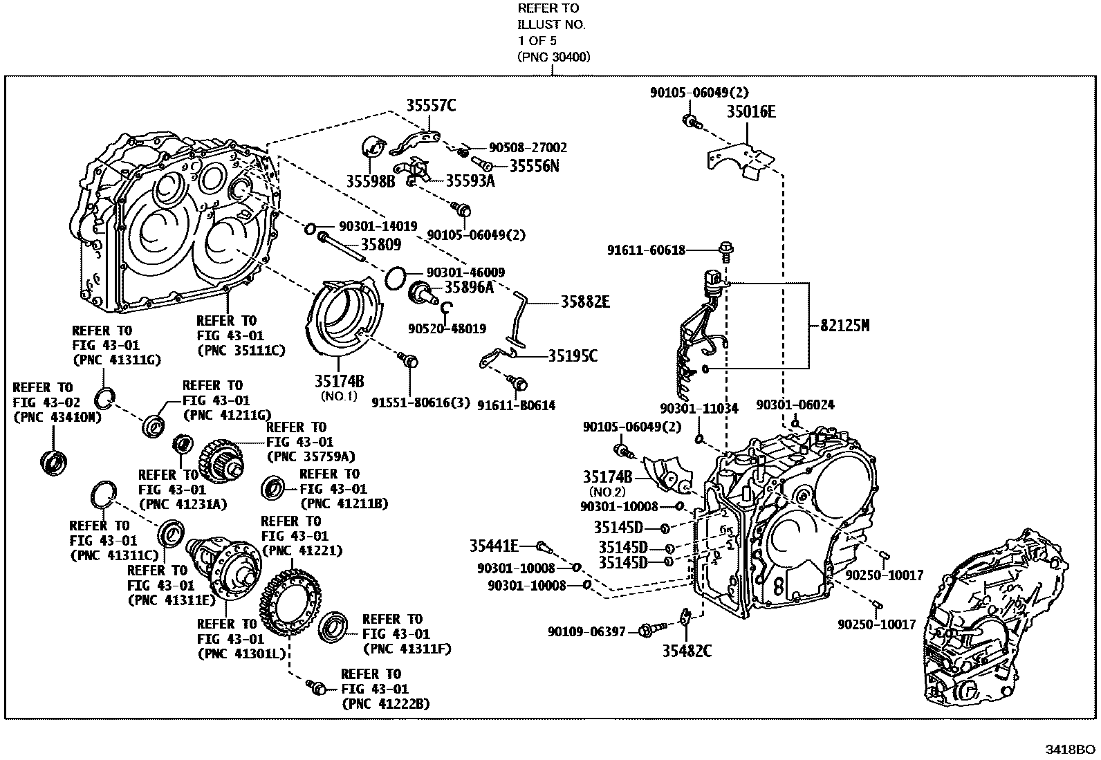 Transaxle assy(cvt) for Toyota Corolla Cross MXGA10L - Genuine parts ...