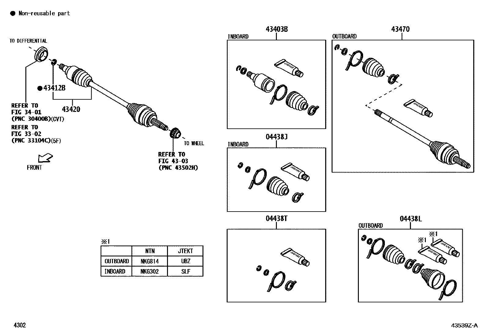 Front drive shaft for Toyota Veloz W101RE - Auto parts - Amayama