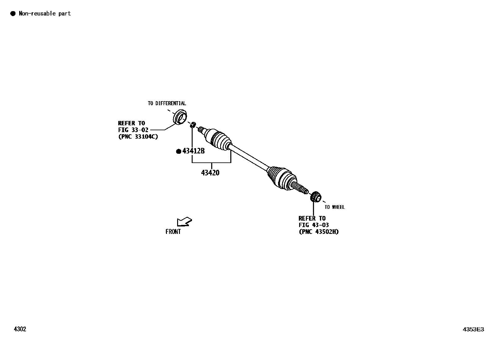 Front drive shaft for Toyota Veloz W101RE - Auto parts - Amayama