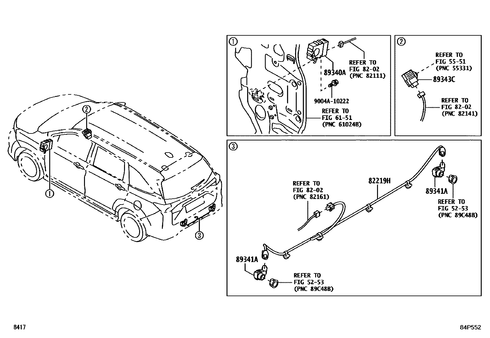 Clearance & back sonar for Toyota Avanza W101RE - Auto parts - Amayama