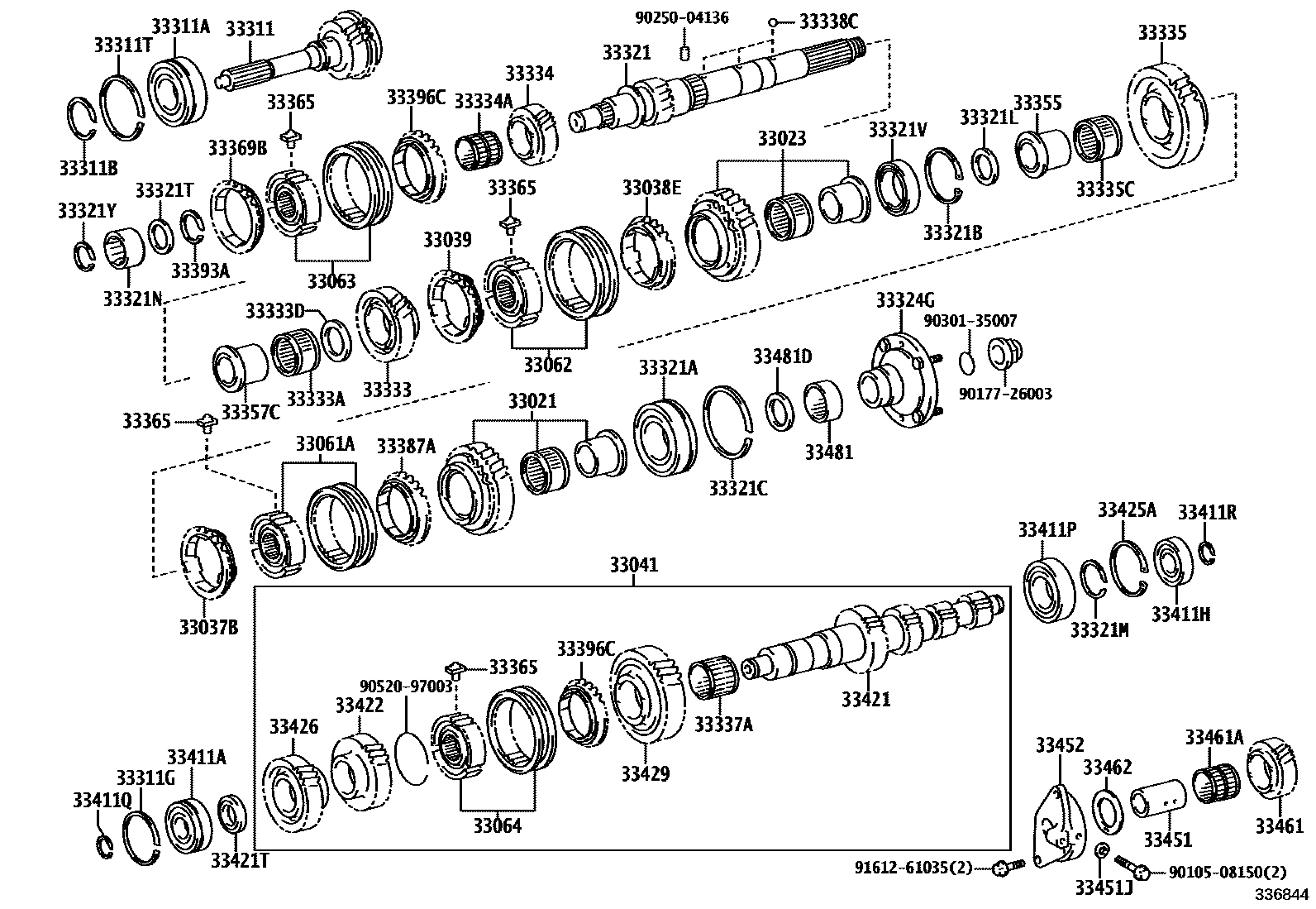 Transmission gear (mtm) for Toyota Dyna XZU349R-TKFTBD3, 03.2022 ...