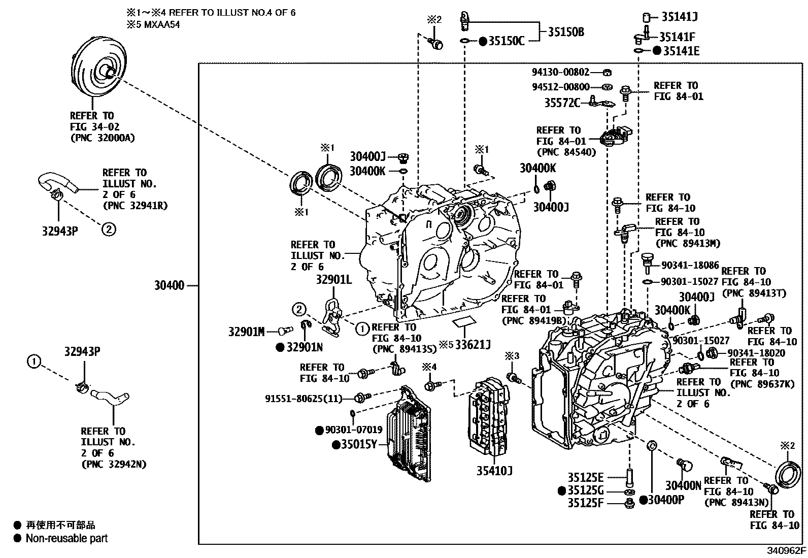 Transaxle assy(cvt) for Toyota RAV4 MXAA52R - Genuine parts - Amayama