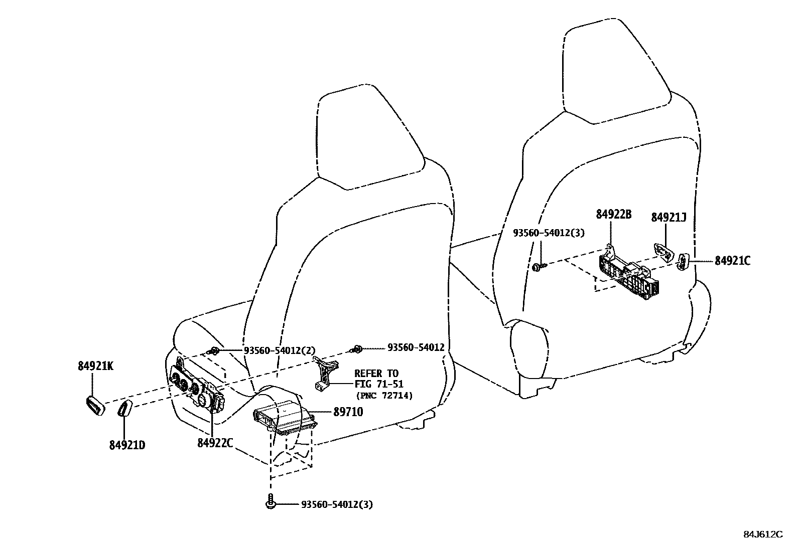 Switch & relay & computer for Toyota RAV4 AXAA54L - Auto parts - Amayama