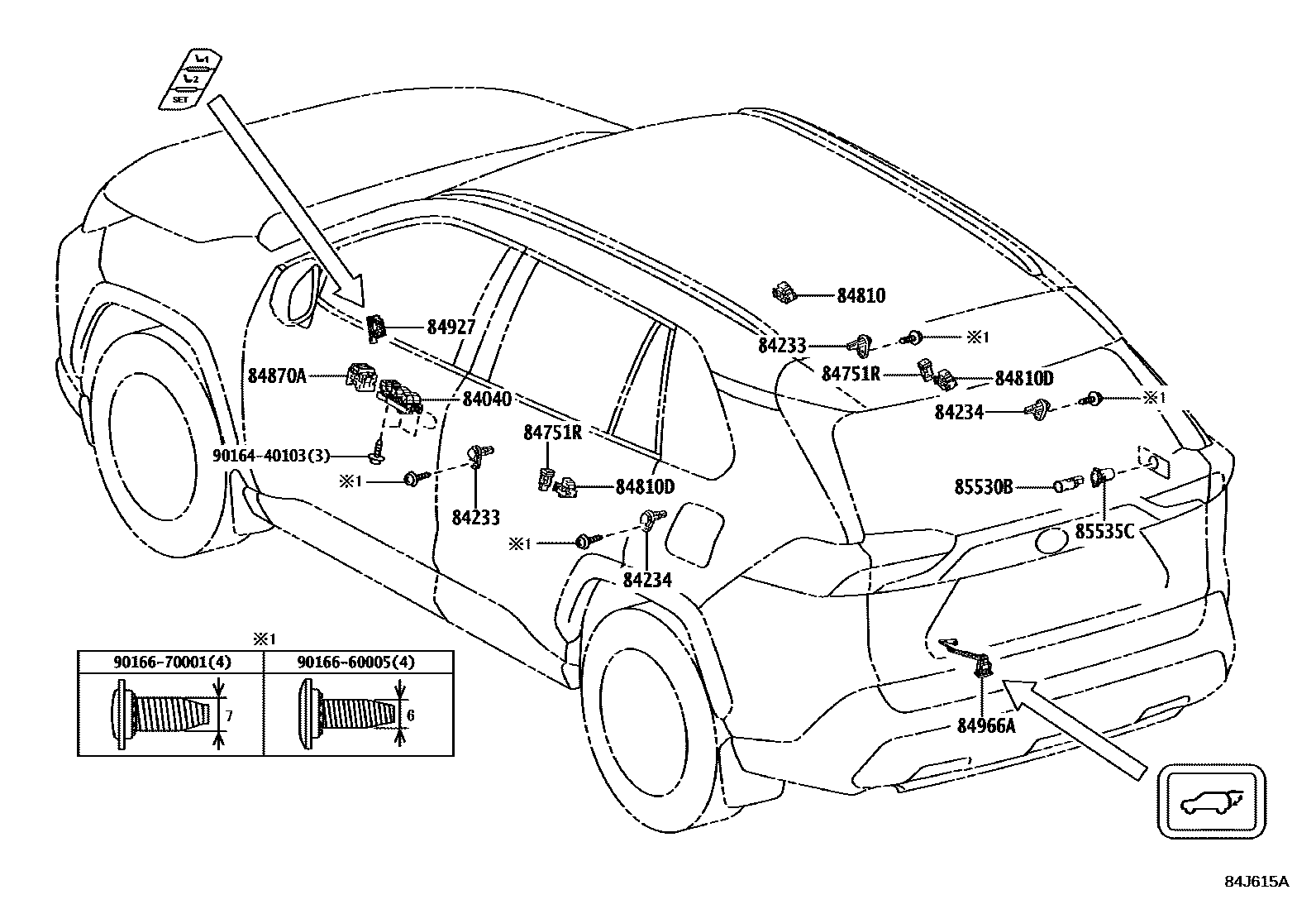 Switch & relay & computer for Toyota RAV4 AXAA54L - Auto parts - Amayama