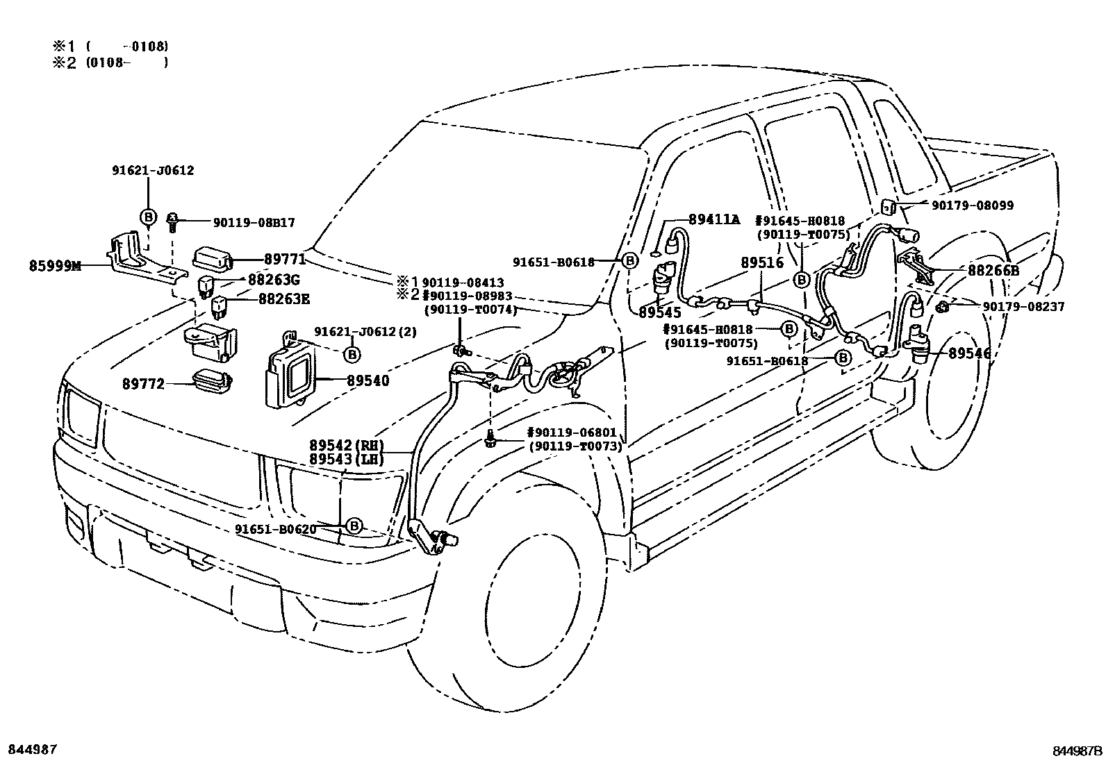Abs & vsc for Toyota Hilux RZN169R - Auto parts - Amayama