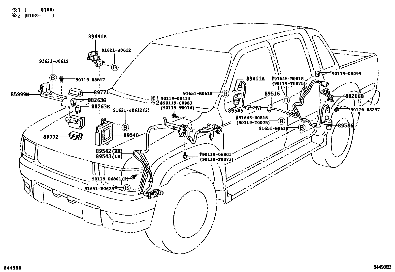 Abs & vsc for Toyota Hilux RZN169R - Auto parts - Amayama