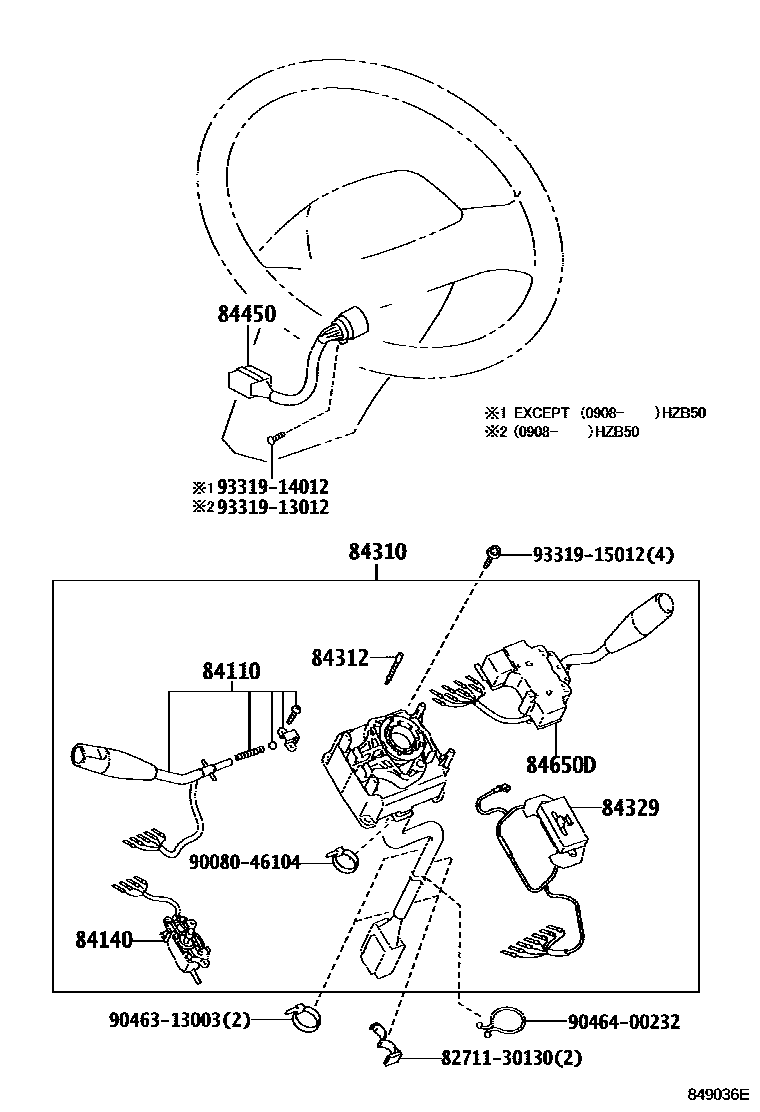 Switch & relay & computer for Toyota Coaster HZB50L - Auto parts - Amayama