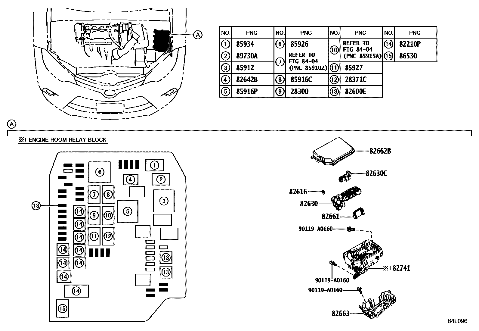 Switch & relay & computer for Toyota Corolla ZRE172L-DEFDPJ, 08.2016 ...