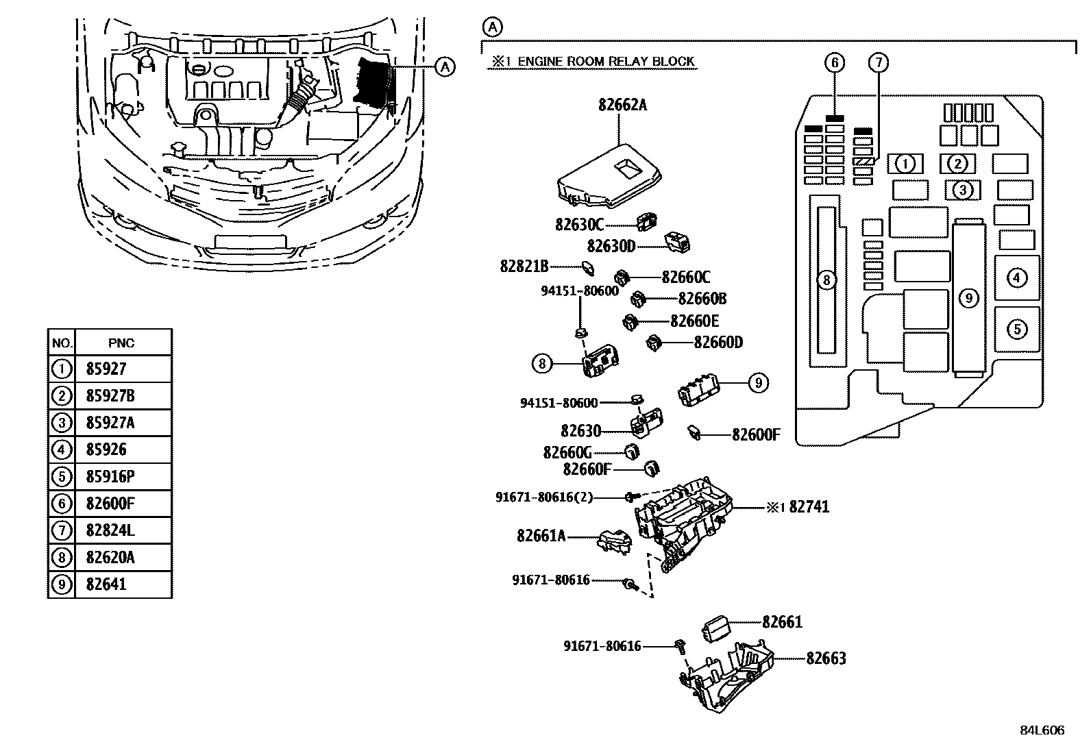 Switch & relay & computer for Toyota Wish ZGE20R-HPXNP, 04.2012 - 11. ...