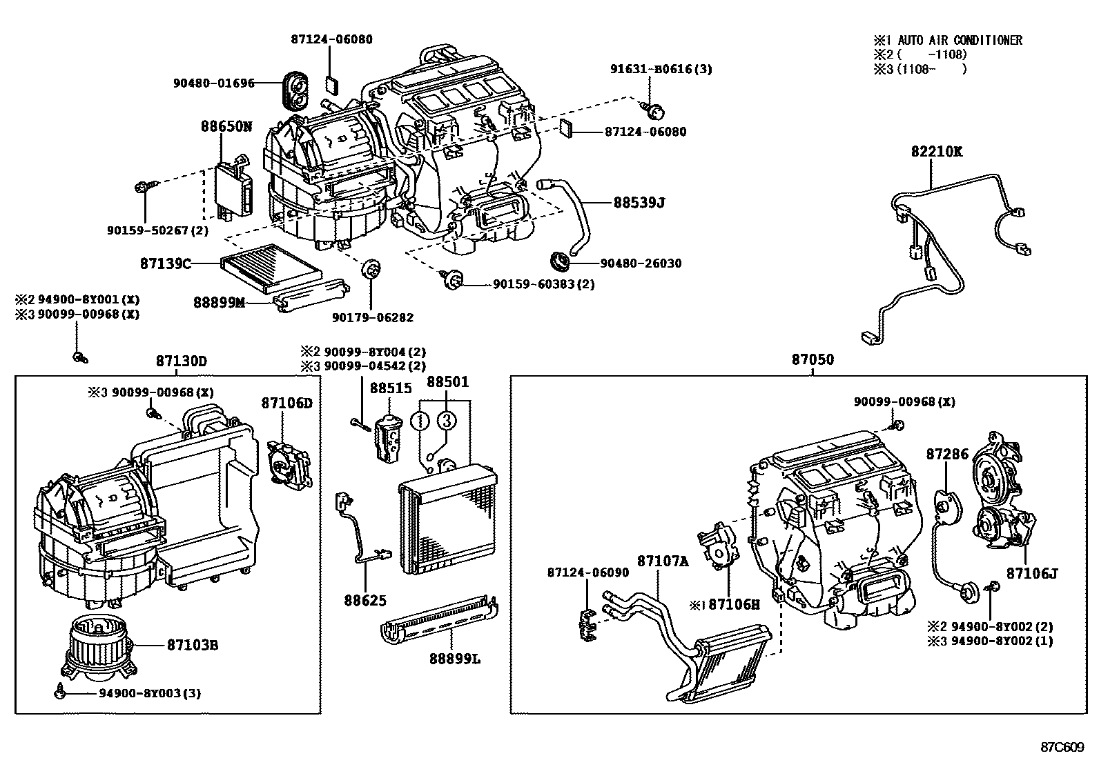 Heating & air conditioning - cooler unit for Toyota Camry / Aurion ...