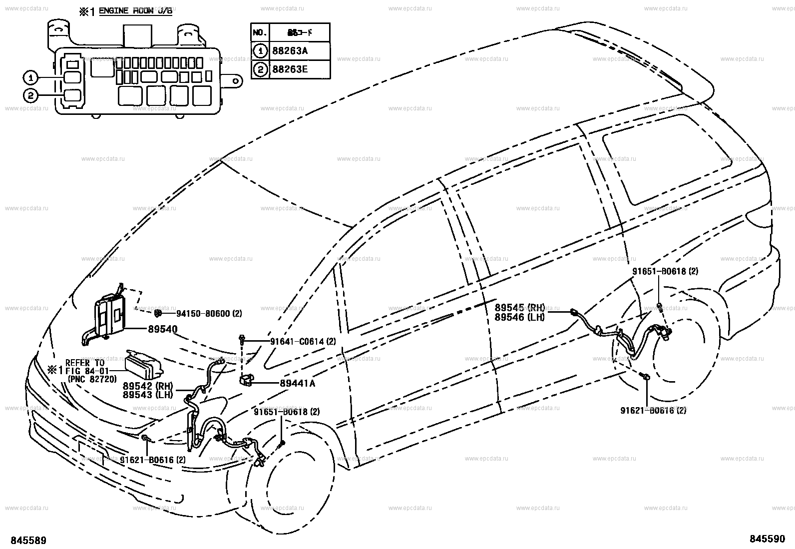 Abs & vsc for Toyota Estima AHR10, XR30, XR40, 2 generation, restyling ...