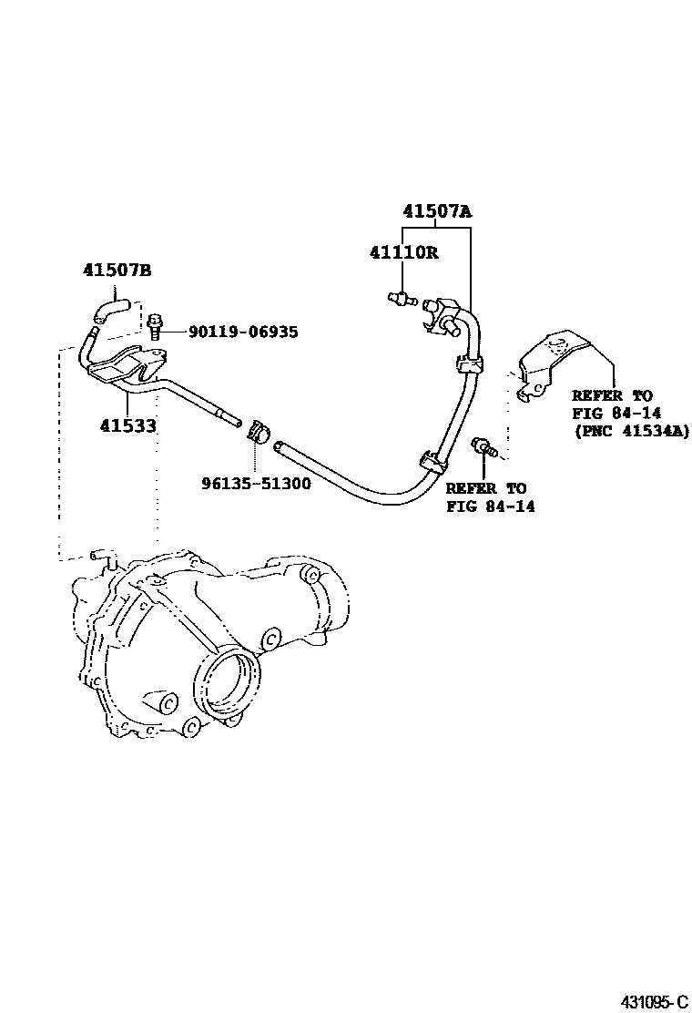Front axle housing & differential for Toyota Land Cruiser Prado TRJ120W ...