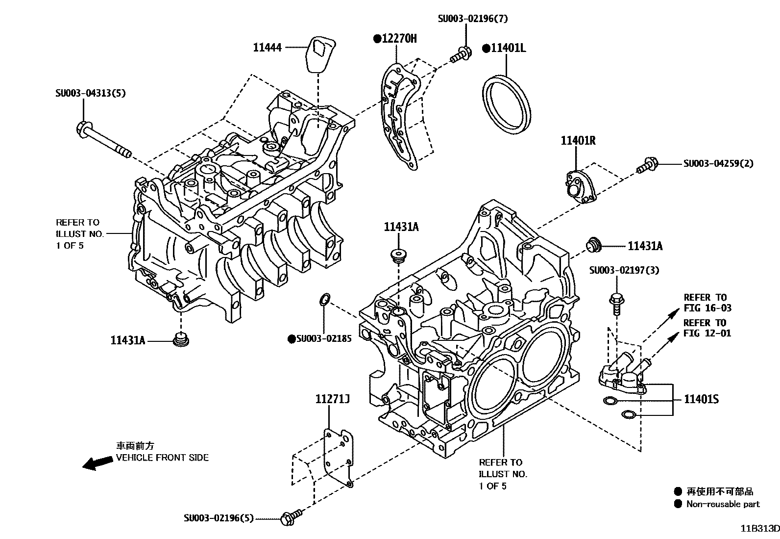Cylinder block for Toyota 86 ZN6 - Auto parts - Amayama