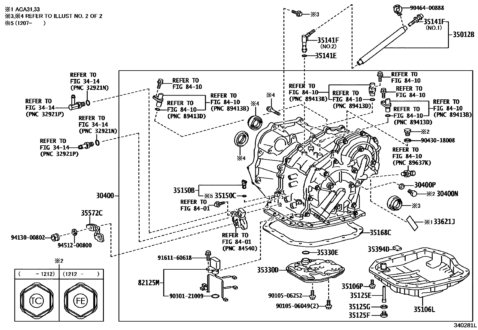 Transaxle assy(cvt) for Toyota RAV4 ACA38W - Genuine parts - Amayama