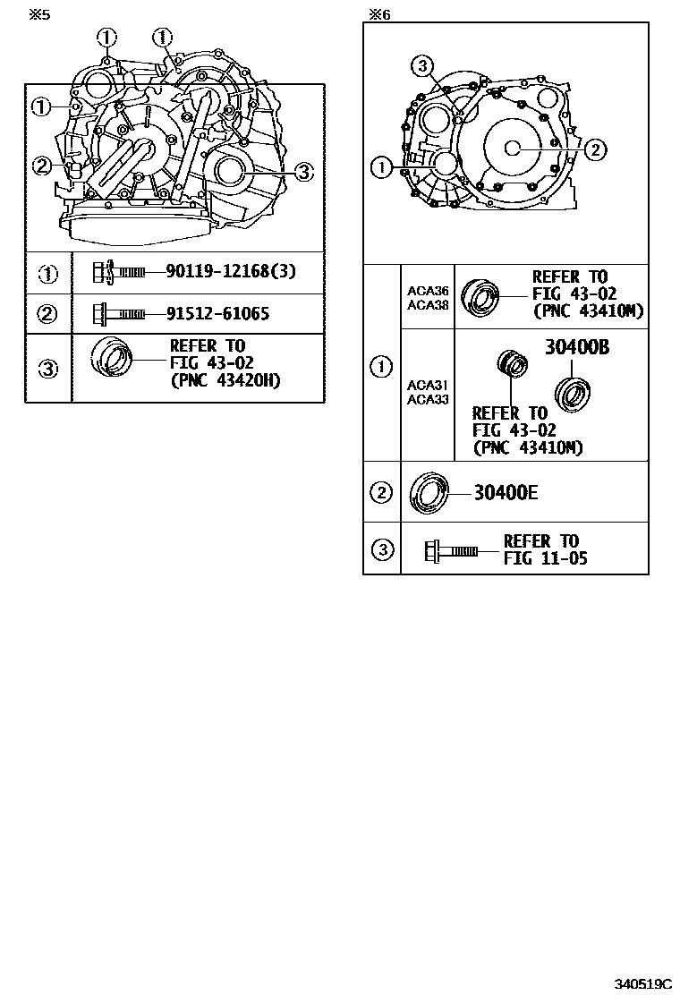 Transaxle assy(cvt) for Toyota RAV4 ACA38W - Genuine parts - Amayama