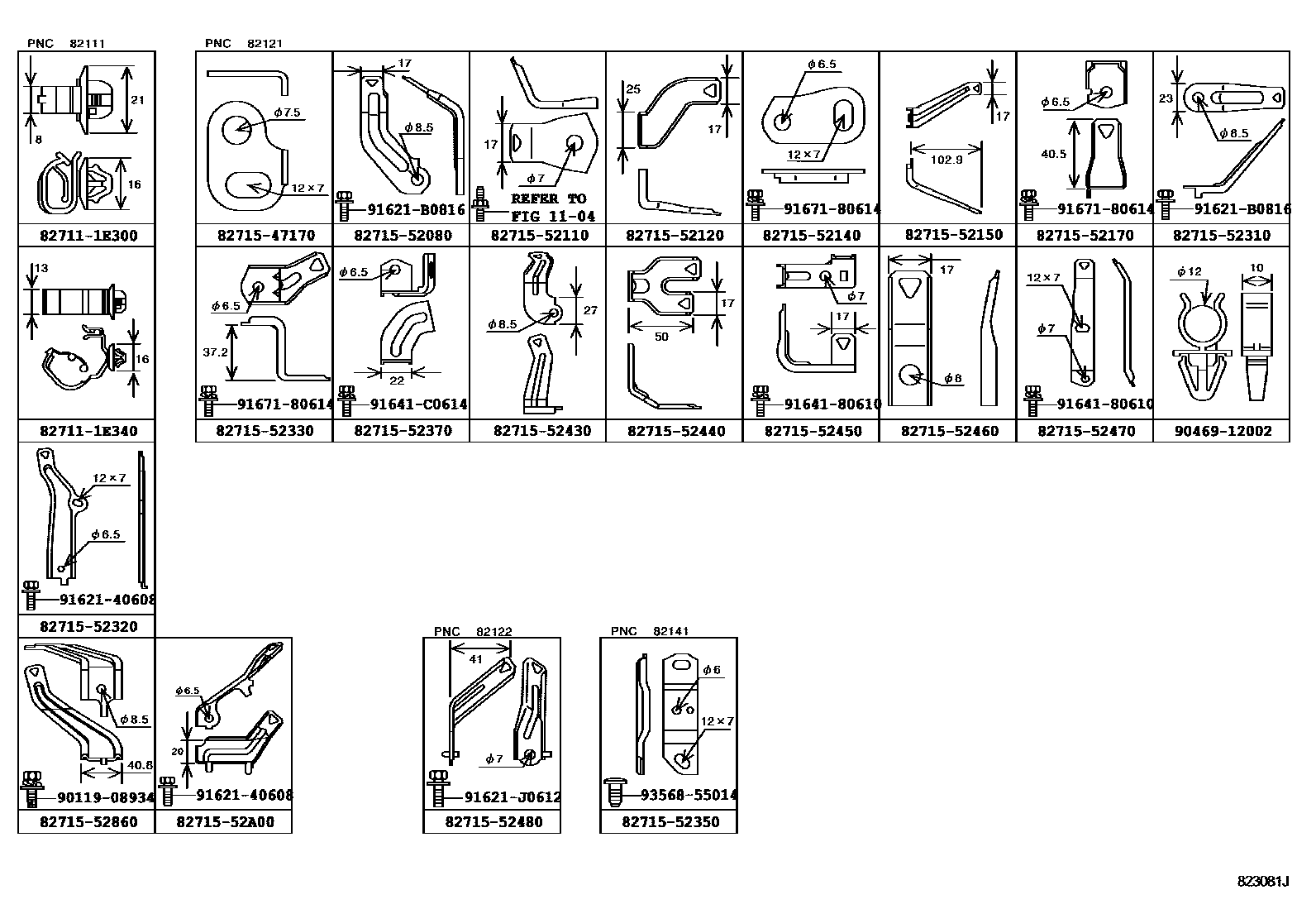 Wiring & clamp for Toyota Succeed NCP51V - Auto parts - Amayama