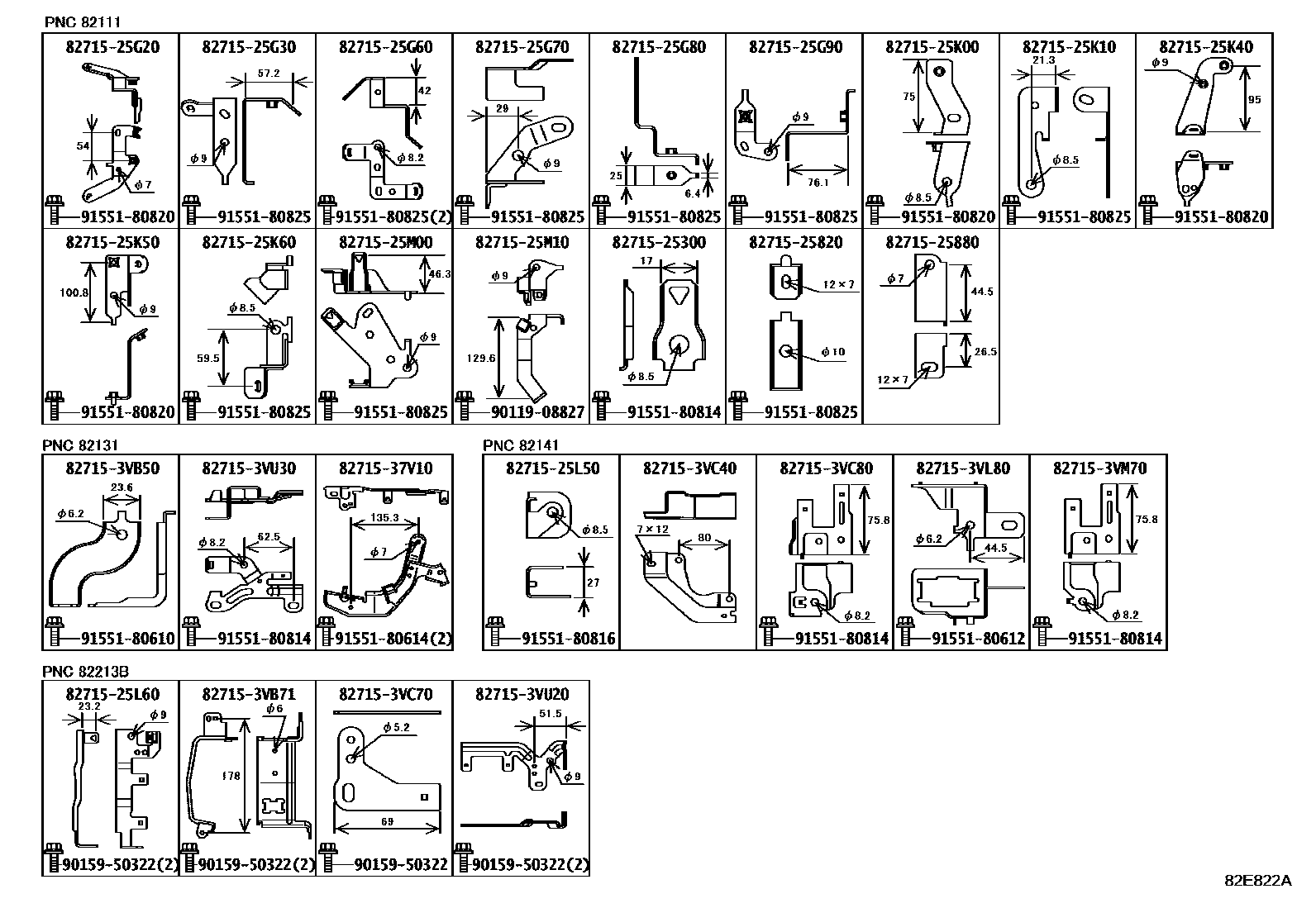 Wiring & clamp for Toyota Dyna TRY230 - Auto parts - Amayama