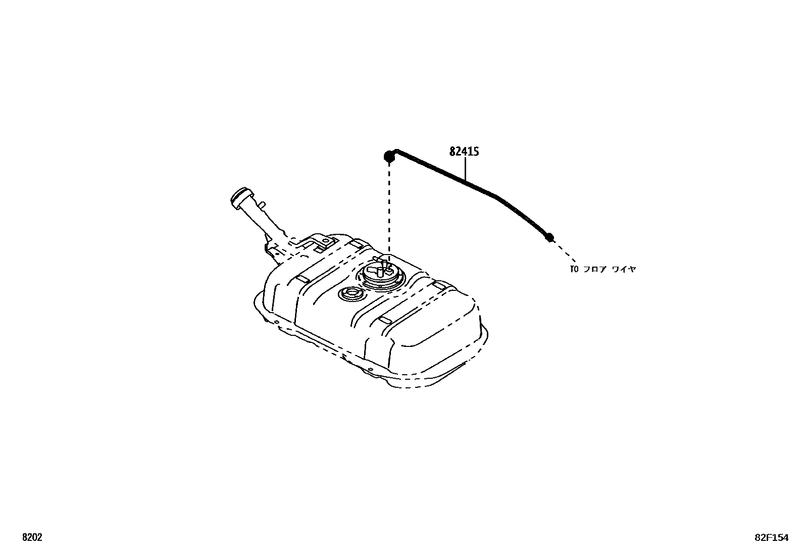 Wiring & clamp for Toyota Pixis Truck S500U - Genuine parts - Amayama