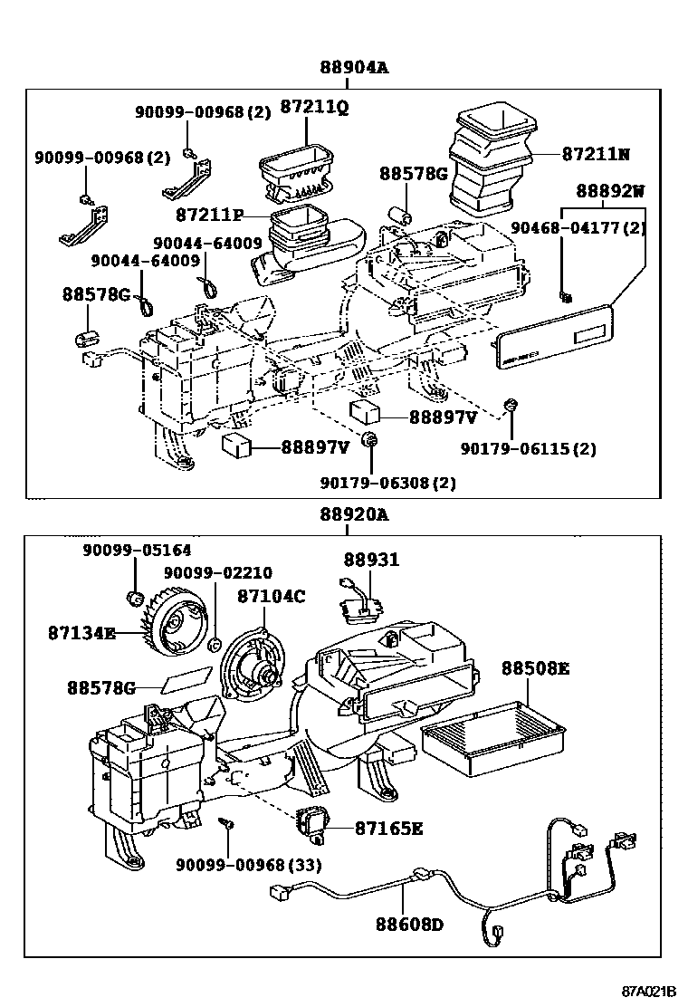 Air purifier or ion generator for Toyota Crown GRS203 - Genuine parts ...