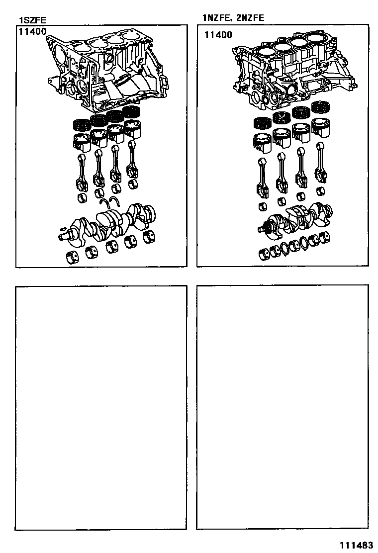 Short block assembly for Toyota Platz SCP11 - Auto parts - Amayama