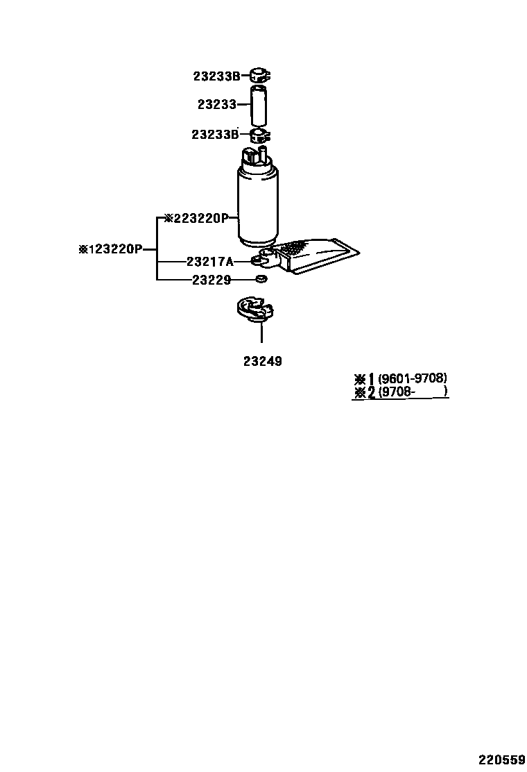 Fuel injection system for Toyota Caldina ET196V - Auto parts - Amayama