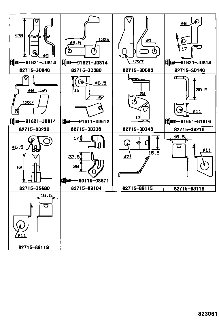 Wiring & clamp for Toyota Hilux RZN147 - Auto parts - Amayama