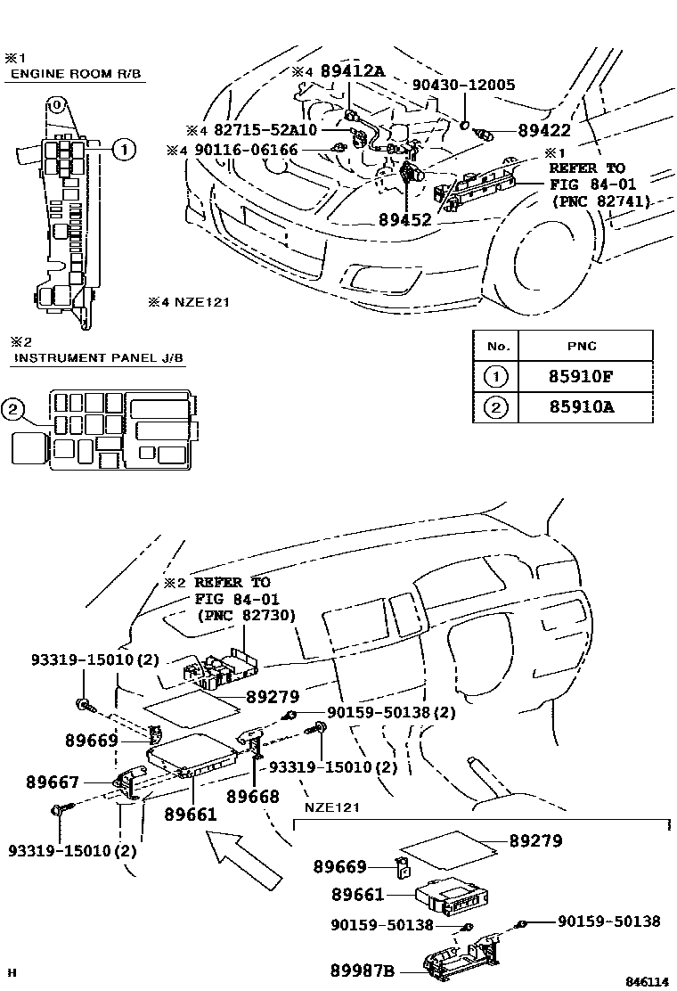 Electronic fuel injection system for Toyota Allex NZE121 - Genuine ...