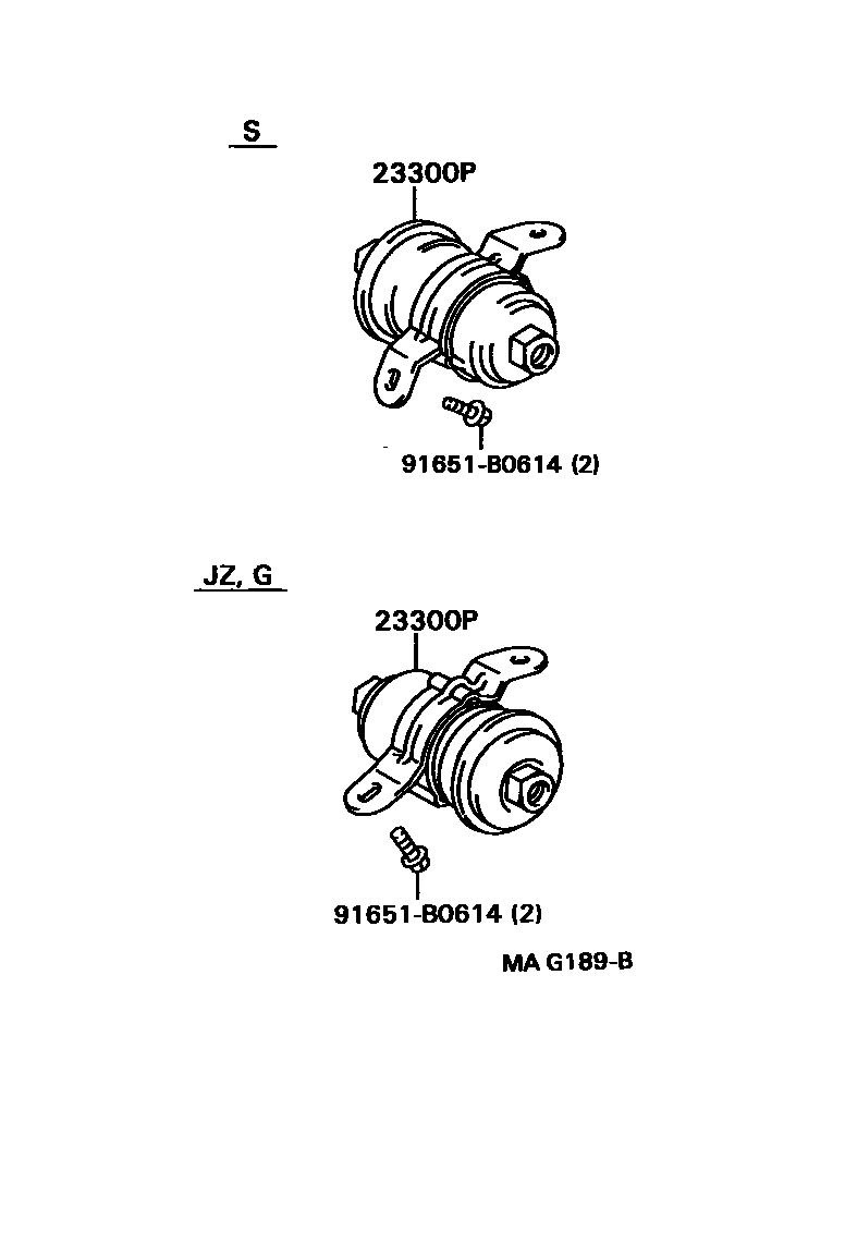 Fuel injection system for Toyota Mark II JZX90 - Genuine parts - Amayama