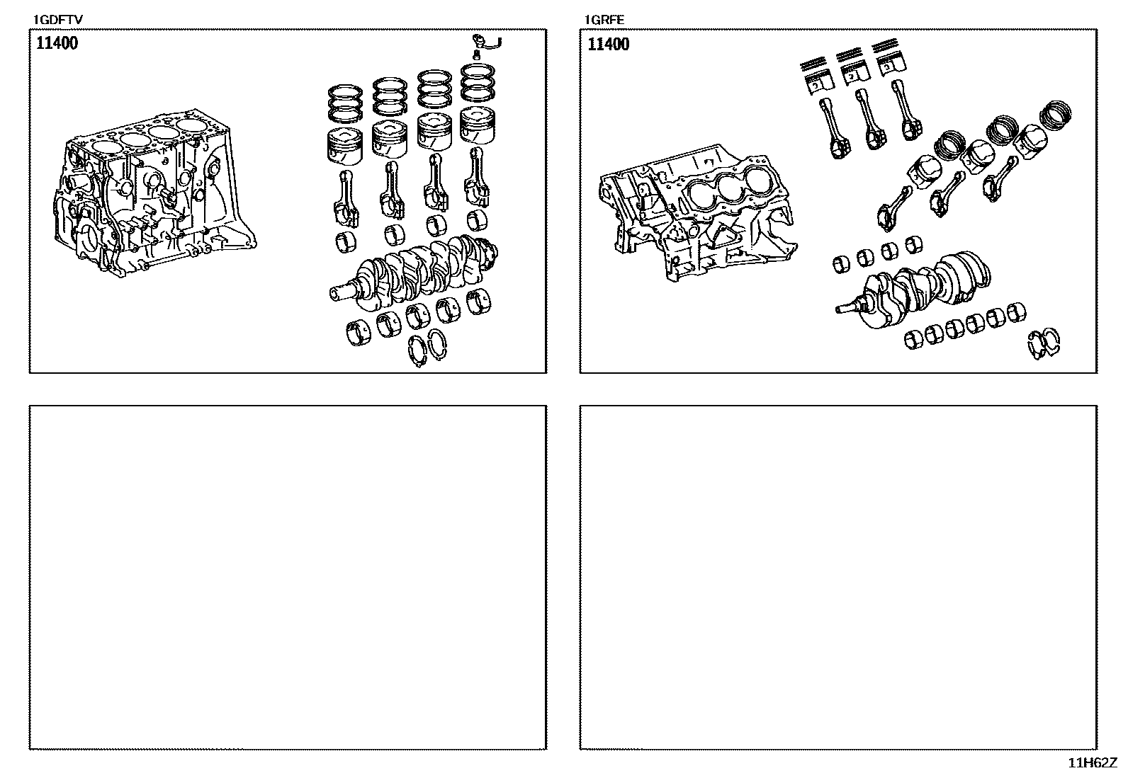 Short block assembly for Toyota Land Cruiser GRJ79K - Auto parts - Amayama