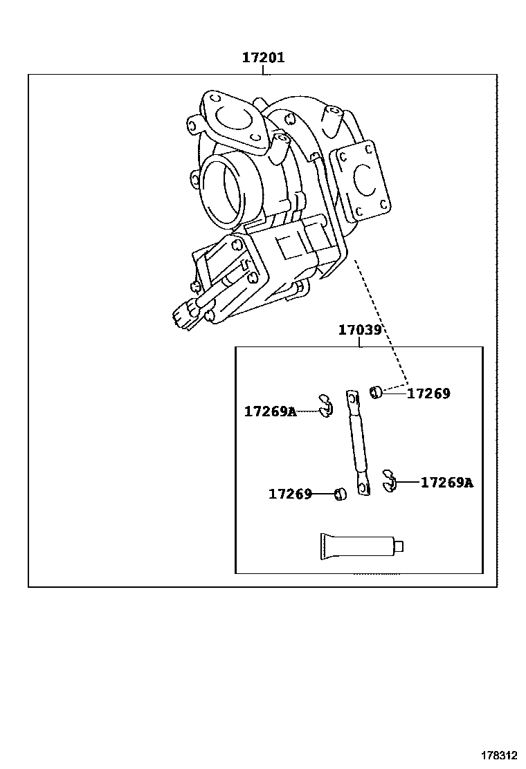 Manifold for Toyota Coaster XZB51-ZCTZH, 12.2005 - 08.2011 - Toyota ...