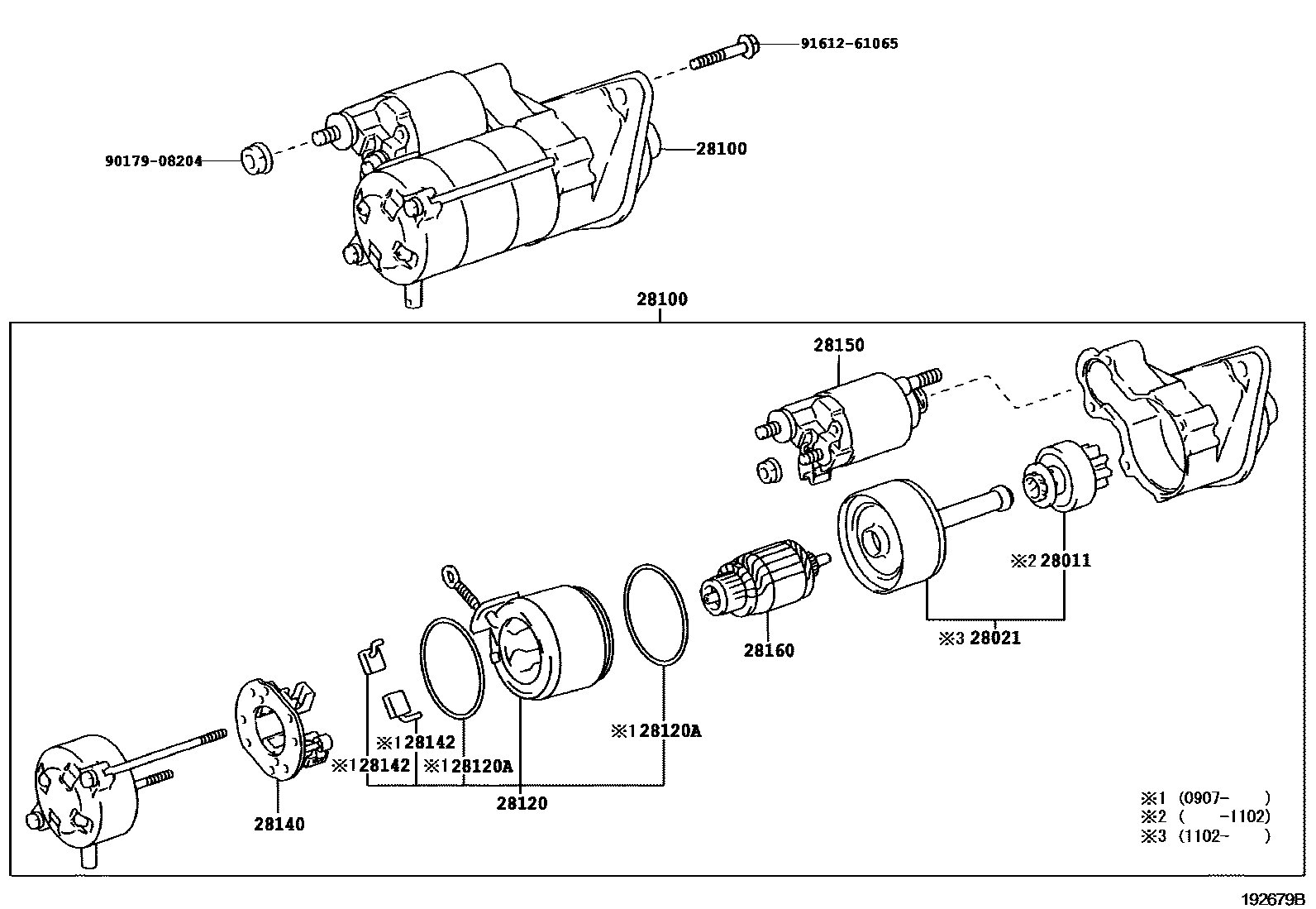 Starter for Toyota ist NCP115 - Auto parts - Amayama