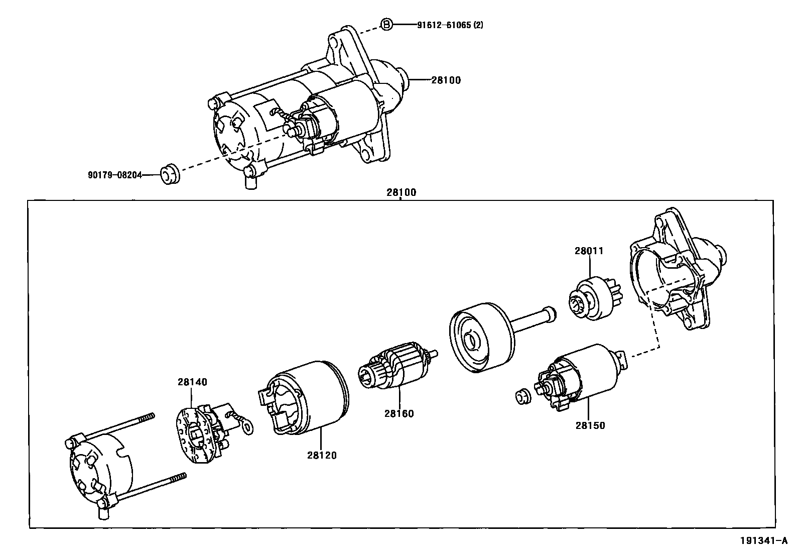 Starter for Toyota Corolla Runx ZZE122 - Auto parts - Amayama