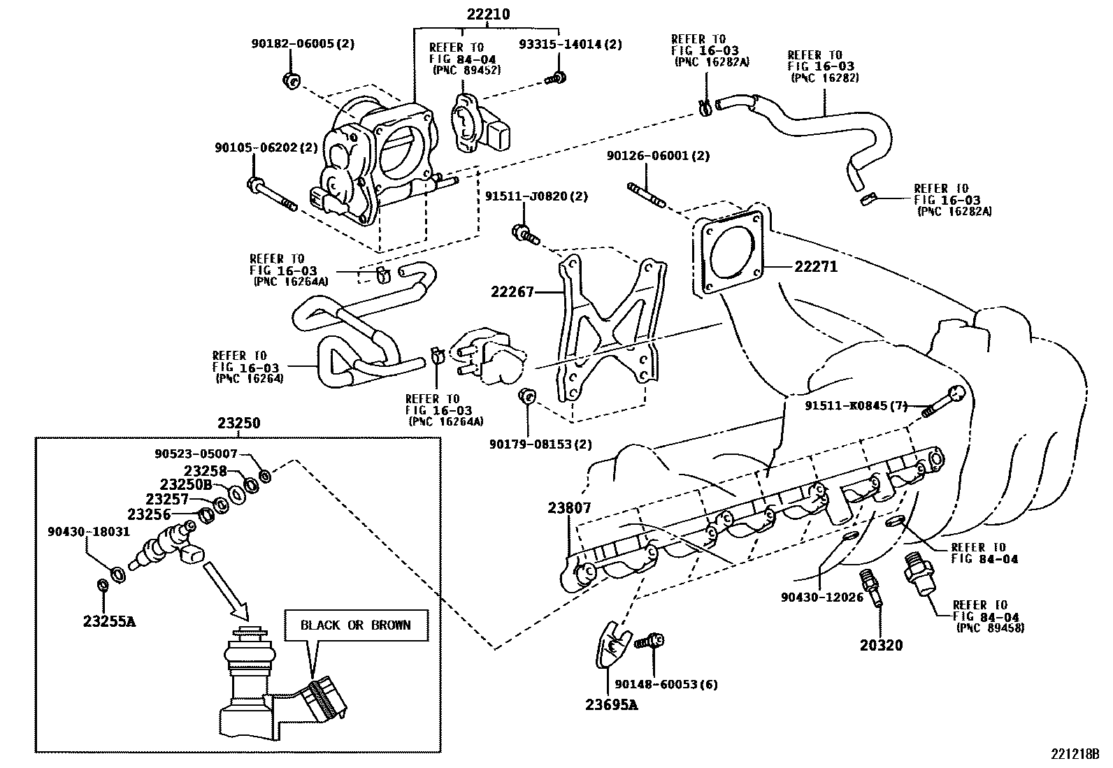 Fuel injection system for Toyota Crown / Majesta JZS171 - Auto parts ...